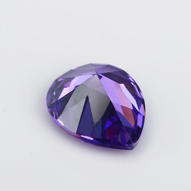 3x5~13x18mm White Red Yellow 10colors Pear cz stone cubic zirconia ...