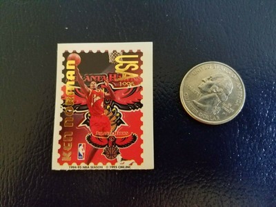 Ken Norman Atlanta Hawks NBA 1995 CME Stamp STICKER USA RARE ODDBALL | eBay