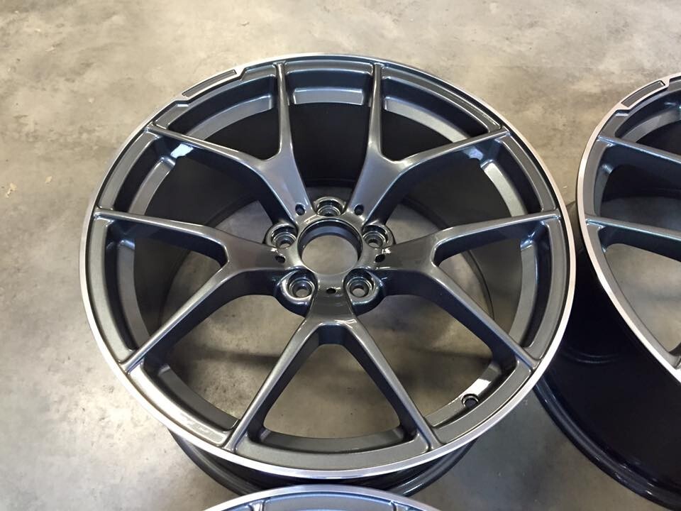 19" C63 AMG 507 Style Wheels Gun Metal Machined Mercedes C E Class W212 ...