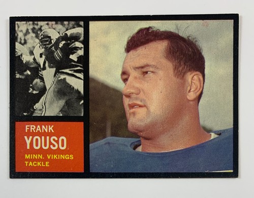 1962 Topps Football #96 Frank Youso (Vikings) 126E | eBay