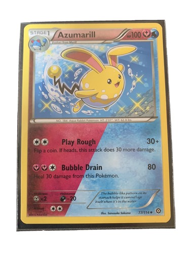 Shiny Azumarill 77/114 (NM/M) XY Steam Siege Pokemon Card | eBay