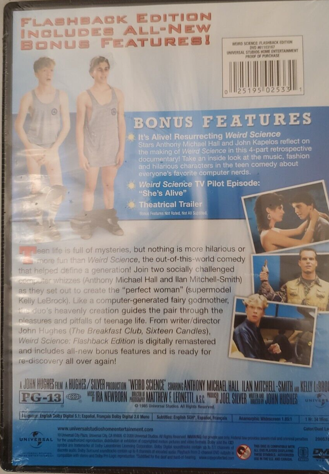 WEIRD SCIENCE DVD KELLY LEBROCK NEW SEALED 25195025331 | eBay