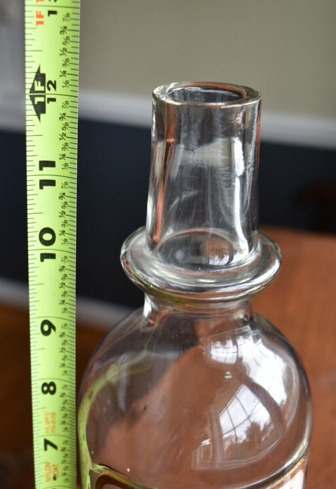 Rare Vintage 1900s Soda Fountain Syrup Back bar Bottle "FOWLER'S SMASH ...