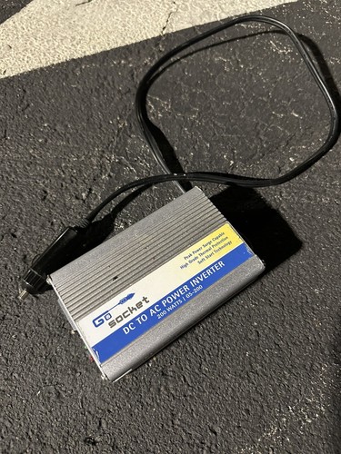 Go Socket 200 Watt Power Inverter 12 Volt DC to 120 AC Cars RV Boats ...