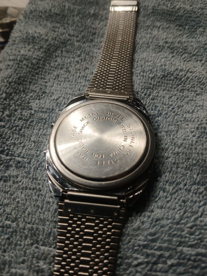 Radio Shack MICRONTA Chrono Digital Watch In Perfect Working Cond ...