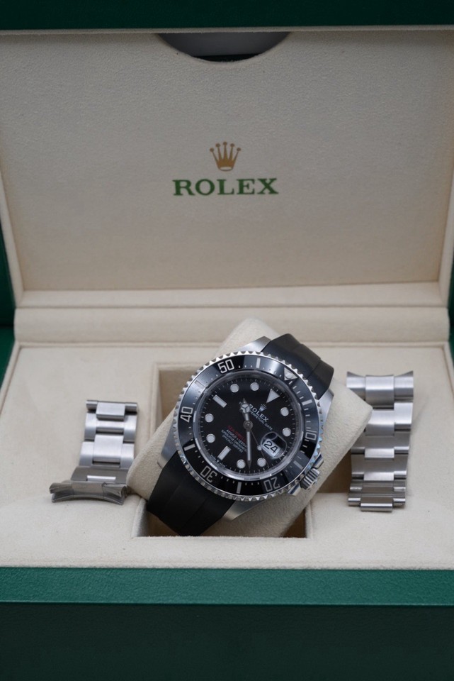 Rolex Sea-Dweller SD43 red writing - 126600 2021 full set | eBay UK