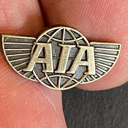 AIA (Unknown / Aviation ?) Globe Wings Lapel Pin - 18mm | eBay