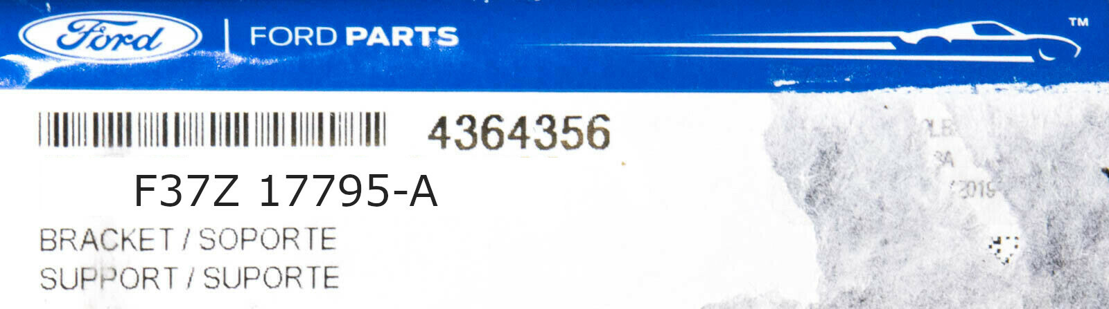 OEM NEW 1993-2011 Ford Ranger Rear Bumper Inner & Outer Brackets RH ...