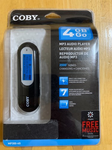 Coby MP3 Audio Player 4GB NIB | eBay