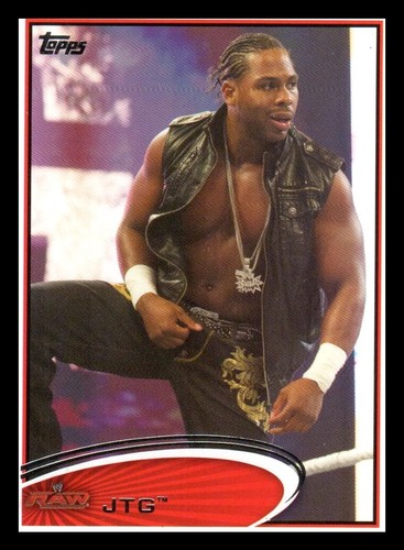 2012 Topps WWE #21 JTG RAW Superstar Wrestling Trading Card | eBay