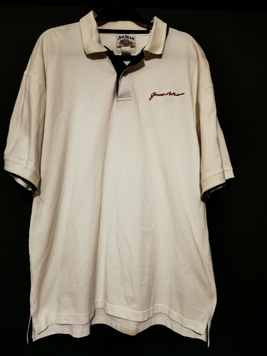 Jim Beam Whiskey Mens XL White Polo Shirt Official Merchandise | eBay ...