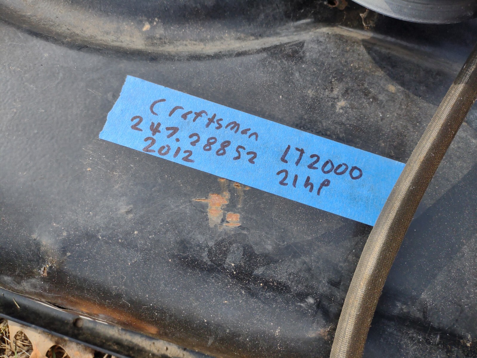 MTD Craftsman LT2000 Mower Deck 2012 USED LOCAL PICKUP MICHIGAN | eBay