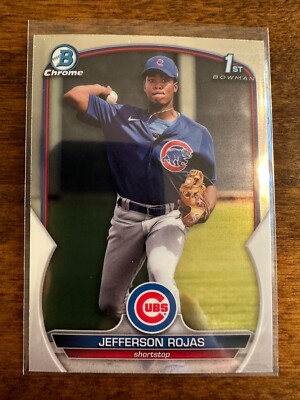 Jefferson Rojas 2023 Bowman Chrome 1st #BCP-70 Chicago Cubs RC | eBay