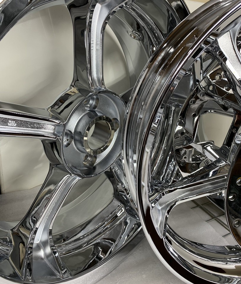 Harley CVO Tri Glide Rims 2020 -24 FLHTCUTGSE CUSTOM Chrome Wheels ...