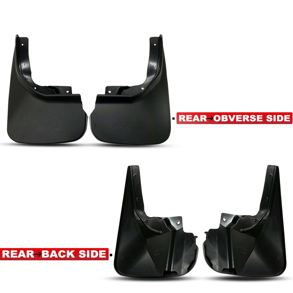 4Pcs Front Rear Splash Guards Mud Flaps Mudguards For Ford Explorer ...
