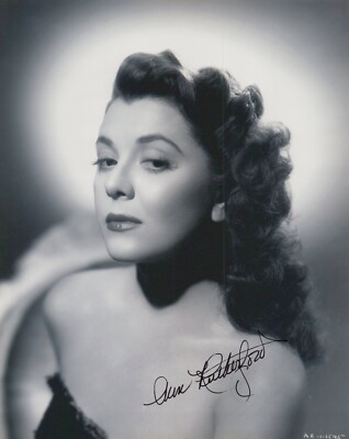Ann Rutherford (COA) Signed Autograph - Bare Shoulder Original Photo ...