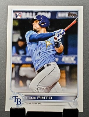 2022 Topps Update #US153 Rene Pinto RC RAYS Rookie baseball card⚾️NM/MT ...
