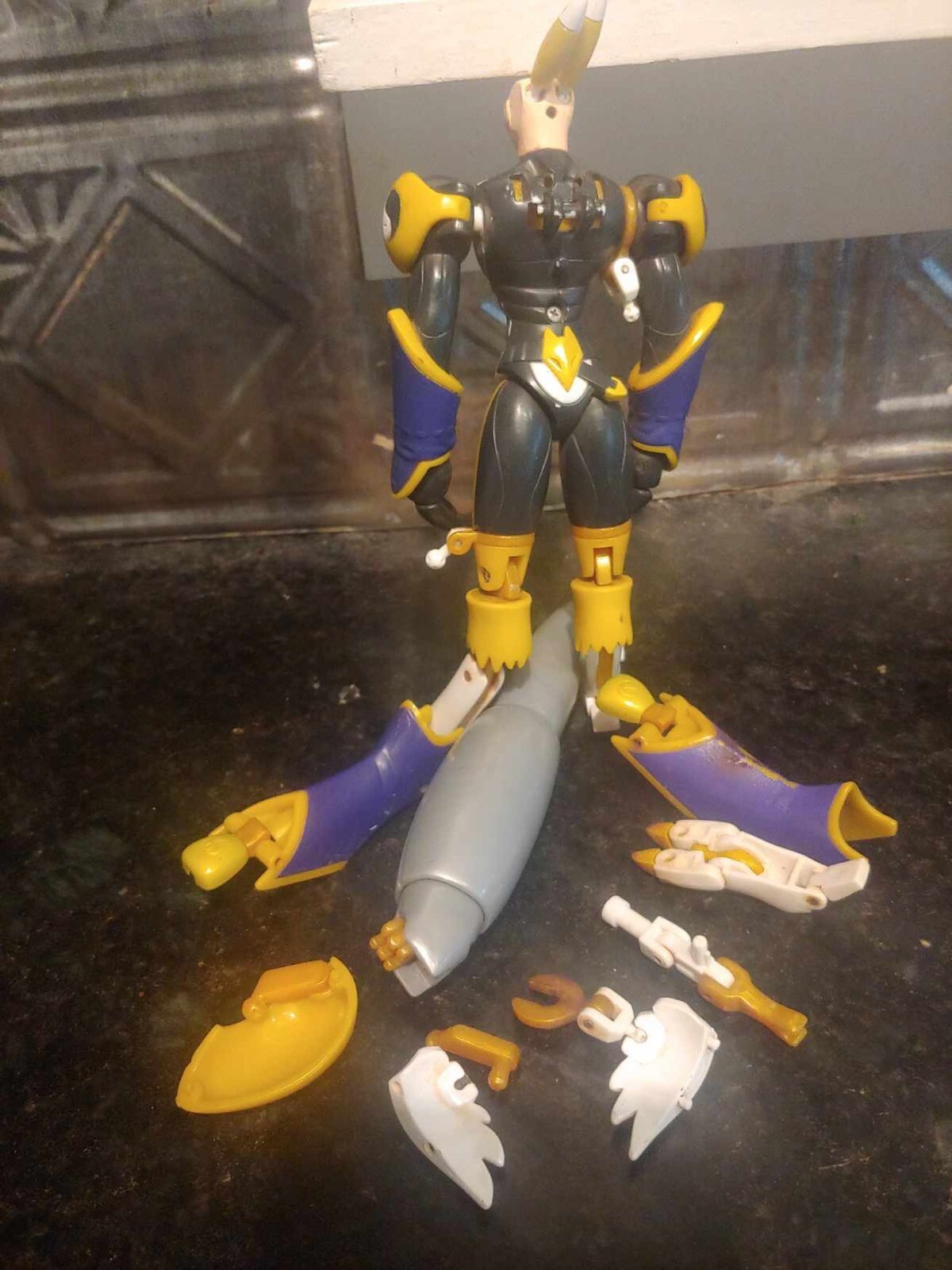 Vintage 2001 DIGIMON Digivolving Renamon to Sakuyamon Toy Action Figure ...