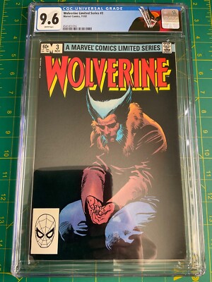 Wolverine Limited Series #3 CGC 9.6 White Pages Custom Label 1982 ...