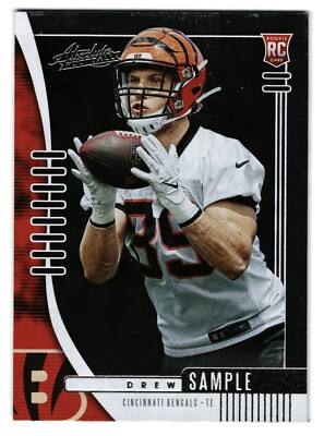 2019 Panini Absolute Football Drew Sample Rookie Cincinnati Bengals ...