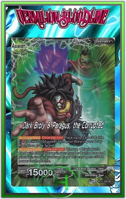 Dark Broly & Paragus, the Corrupted - BT11-122 UC FOIL - RE - 2nd ED - EN - NM/M | eBay