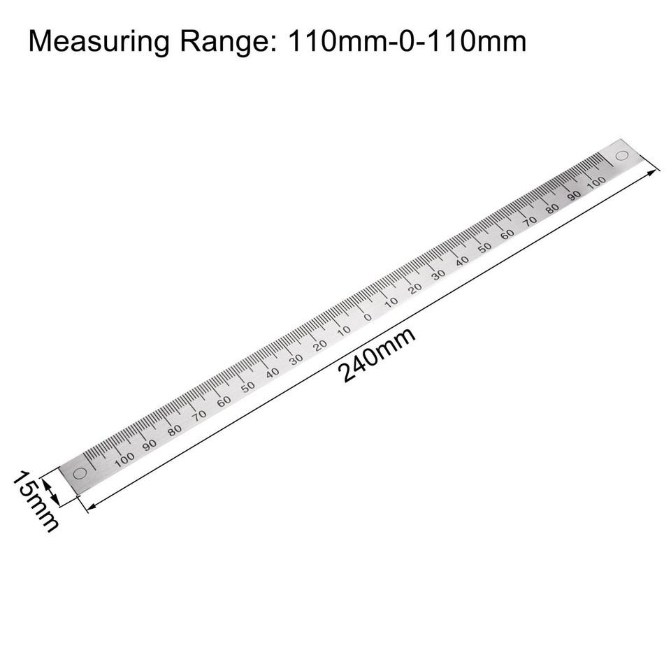 Center Finding Ruler 110mm-0-110mm Table Sticky Tape Measure (from the ...