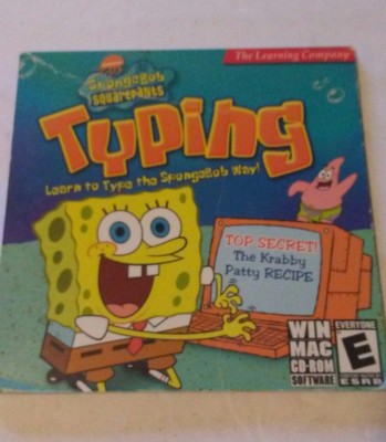Spongebob Squarepants Typing PC & MAC CD (Kids fun learn, The Learning ...