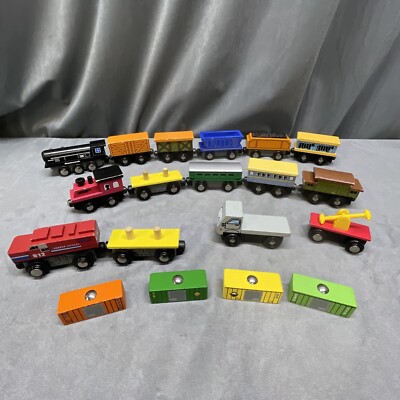 KidKraft IKEA Thomas Friends Train Truck Engine Cargo Wooden Lot of 19 ...