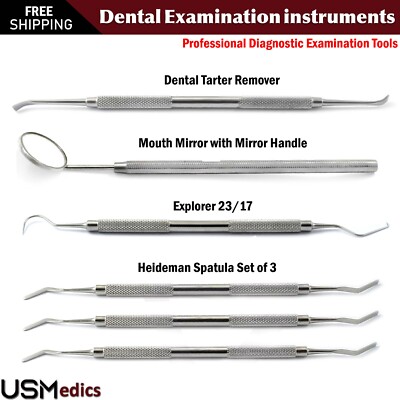 Dental Surgical Examination Instruments Kit Veterinary Tooth Kit Tartar ...