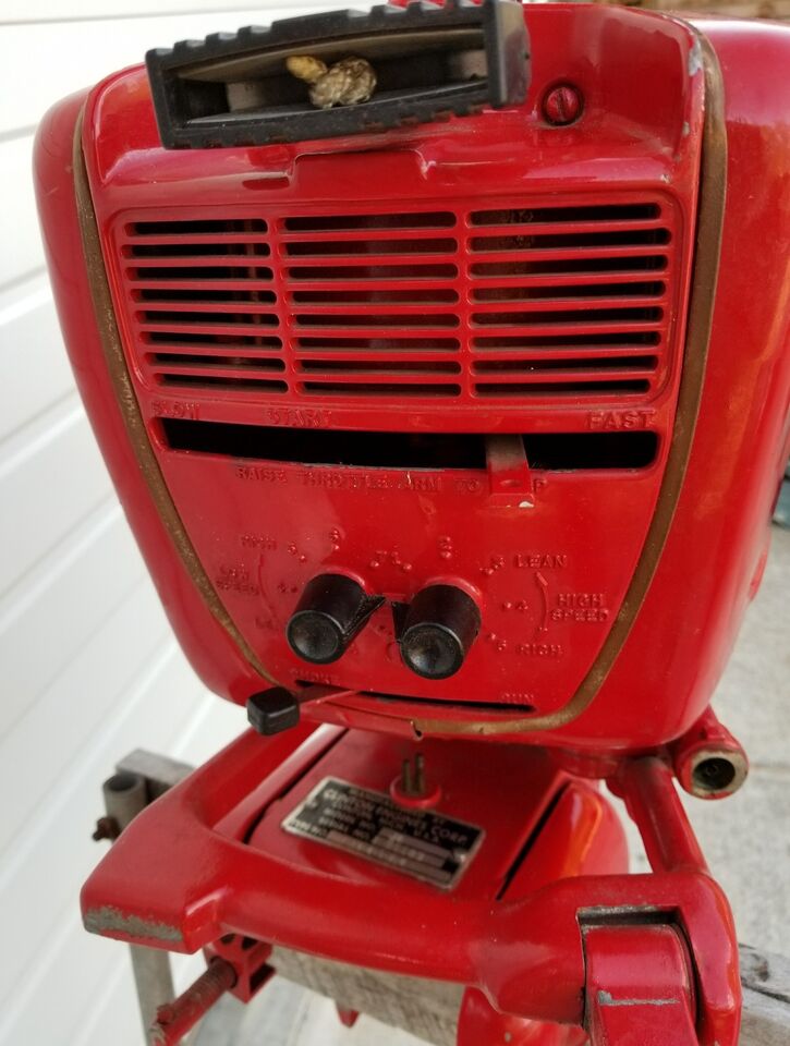1958 Clinton Apache J8 5 HP Outboard Motor Running | eBay