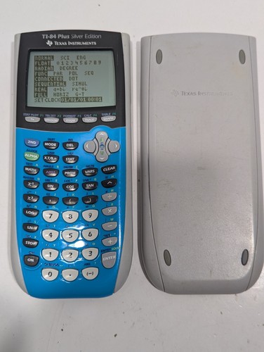 Texas Instruments TI-84 Plus Silver Edition Graphing Calculator Light ...