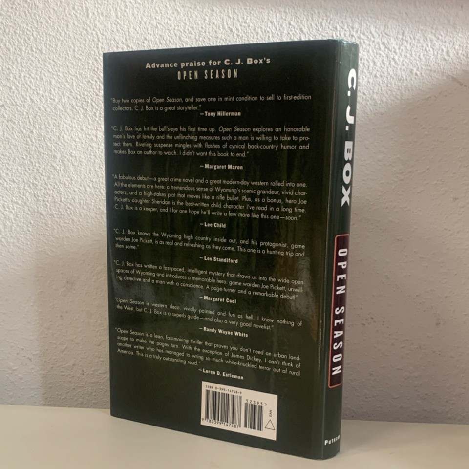 Open Season by C. J. Box Hardcover Crime Fiction Novel G. P. Putnam's ...