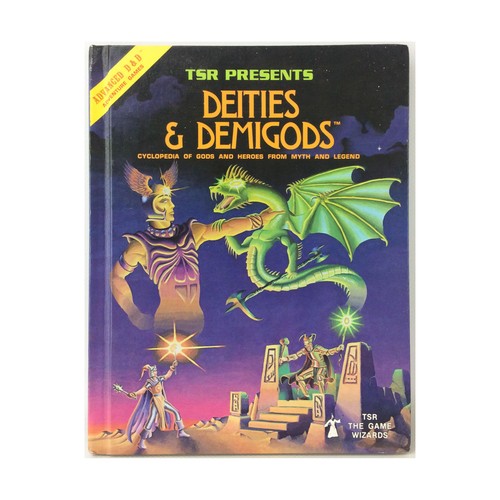 TSR AD&D 1st Ed Deities & Demigods (1st w/Cthulhu & Melnibonean Mythoi ...