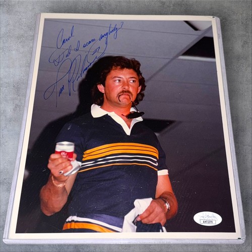 Tim Richmond VINTAGE CANDID CAN CRUSHER PERSONAL 8x10 signed photo JSA ...