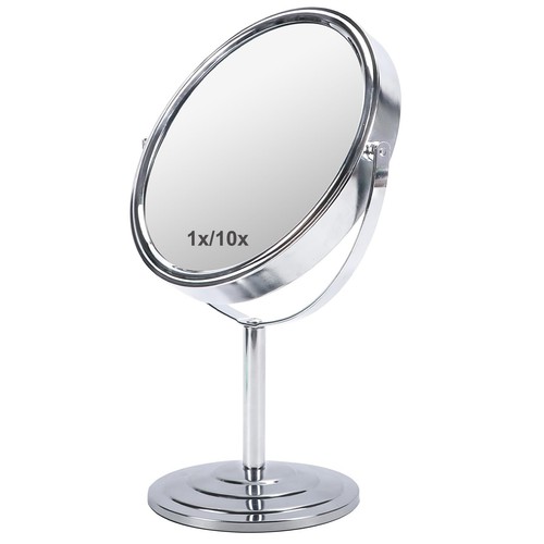 10X Magnifying Makeup Mirror 8 Inch Double Sided Swivel Desk Mirror | eBay