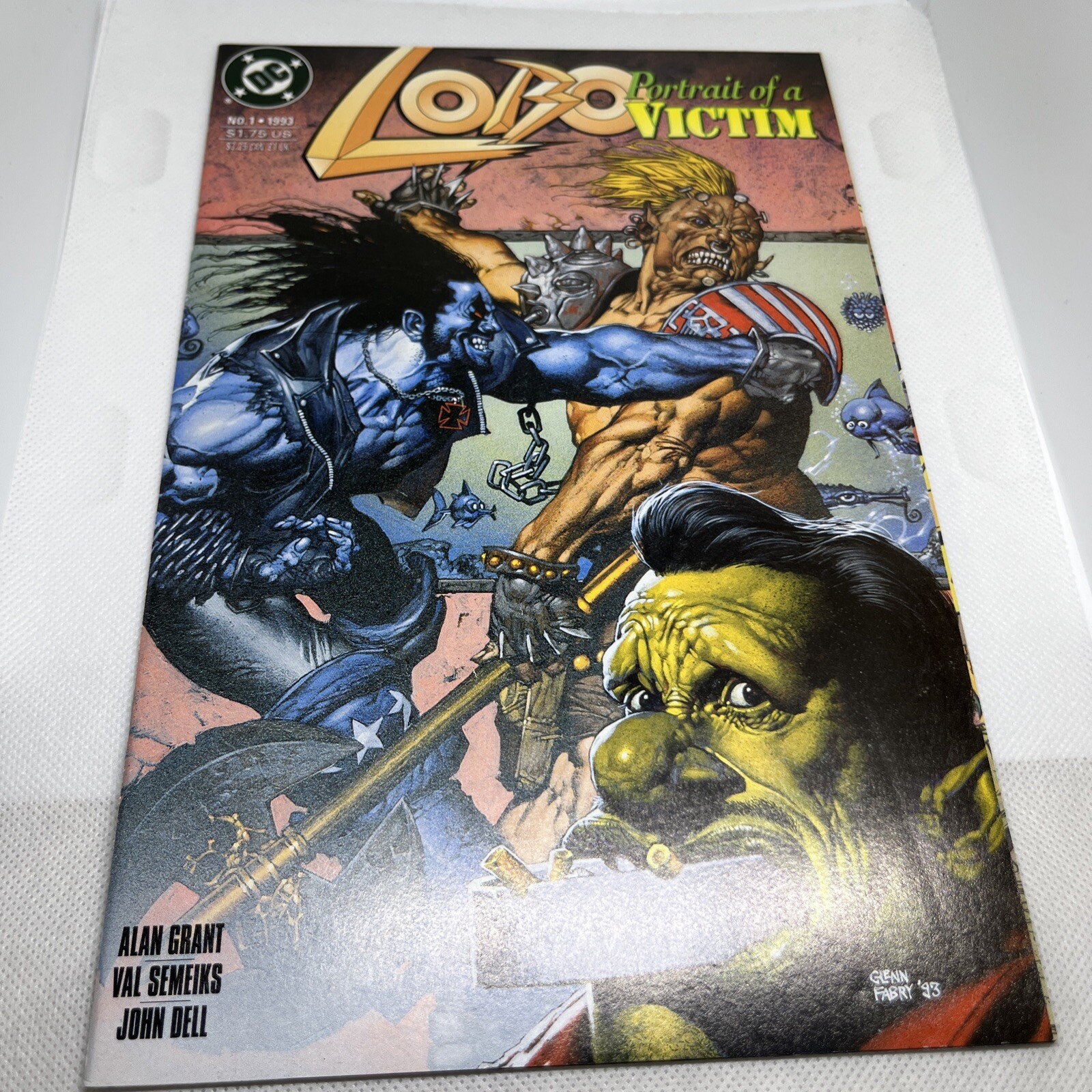 Lobo Issue # 1 Portrait of a Victim 1993 DC Comic Book | eBay