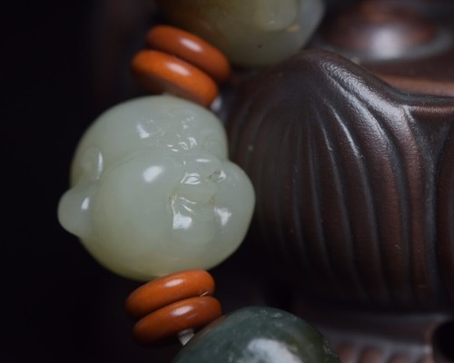 Collection Chinese Natural Hetian Jade Carved Uniquely Nice Bracelets ...