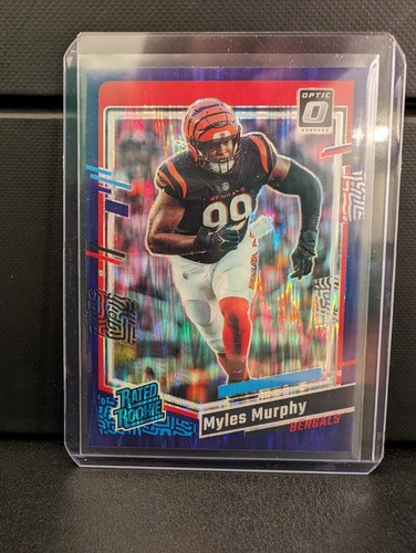 2023 Panini Donruss Optic - Rated Rookie Myles Murphy #222 Purple Shock ...