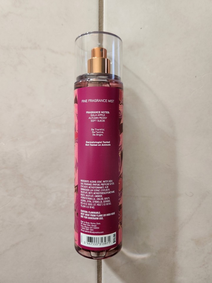 Bath Body Works Ruby Apple Rosewood Fine Fragrance Mist 8.0.fl | eBay