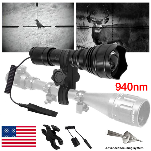 Long Range Infrared 20W IR-850nm/940nm T21 LED Hunting Light Night ...