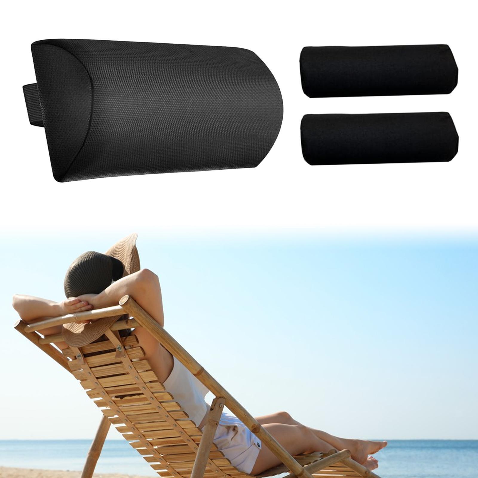 Headrest for Deck Chair, Head Cushion for Lounge Chair with Footrest ...