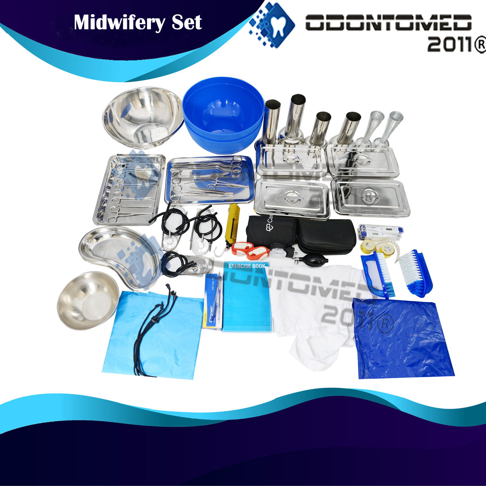 61 PCS MIDWIFERY Equipments Set For Child Birth Midwives Instruments ...