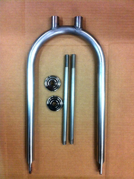 DNA Springer Front End Hoop Kit + Stabilizer Bobber IronHead Xs650 fork ...