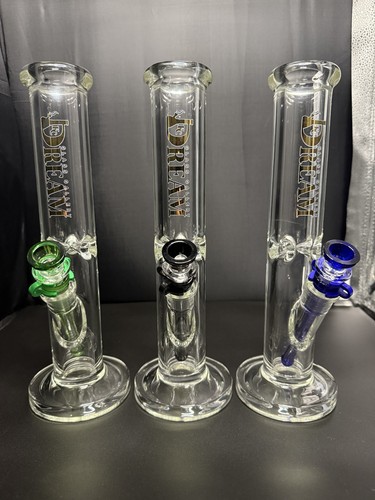 14” Hookah Water Pipe Straight 9mm Thick Wall Heavy Glass Bong | eBay