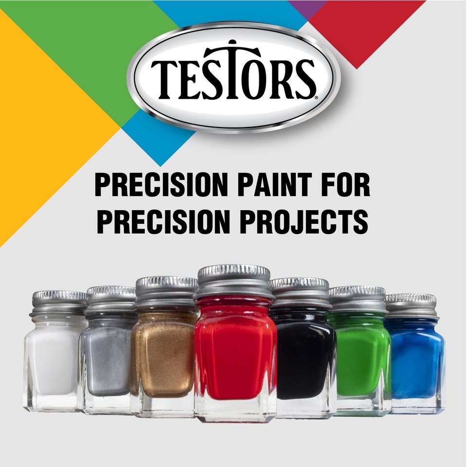 Testors 1150TT Enamel Paint, 0.25 Oz, Flat Red | eBay