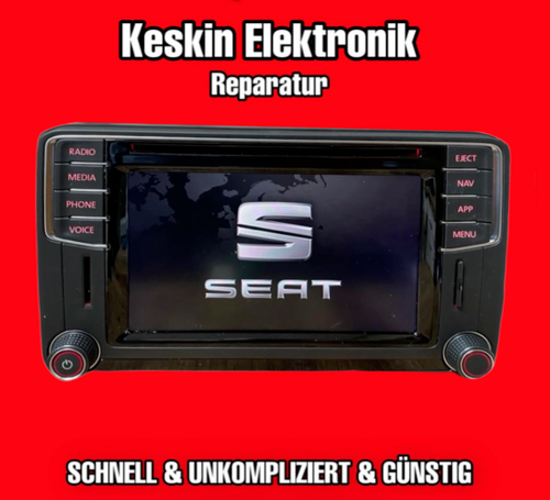 Seat Alhambra Display Touchscreen Reparatur Autoradio DISCOVER MEDIA ...