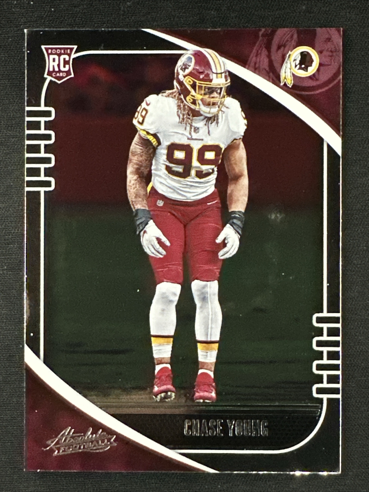 Chase Young Rookie 2020 Panini Absolute #117 Washington | eBay