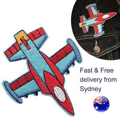 Jet plane Iron on patch Pilot aircraft jet engine fight airplane iron ...
