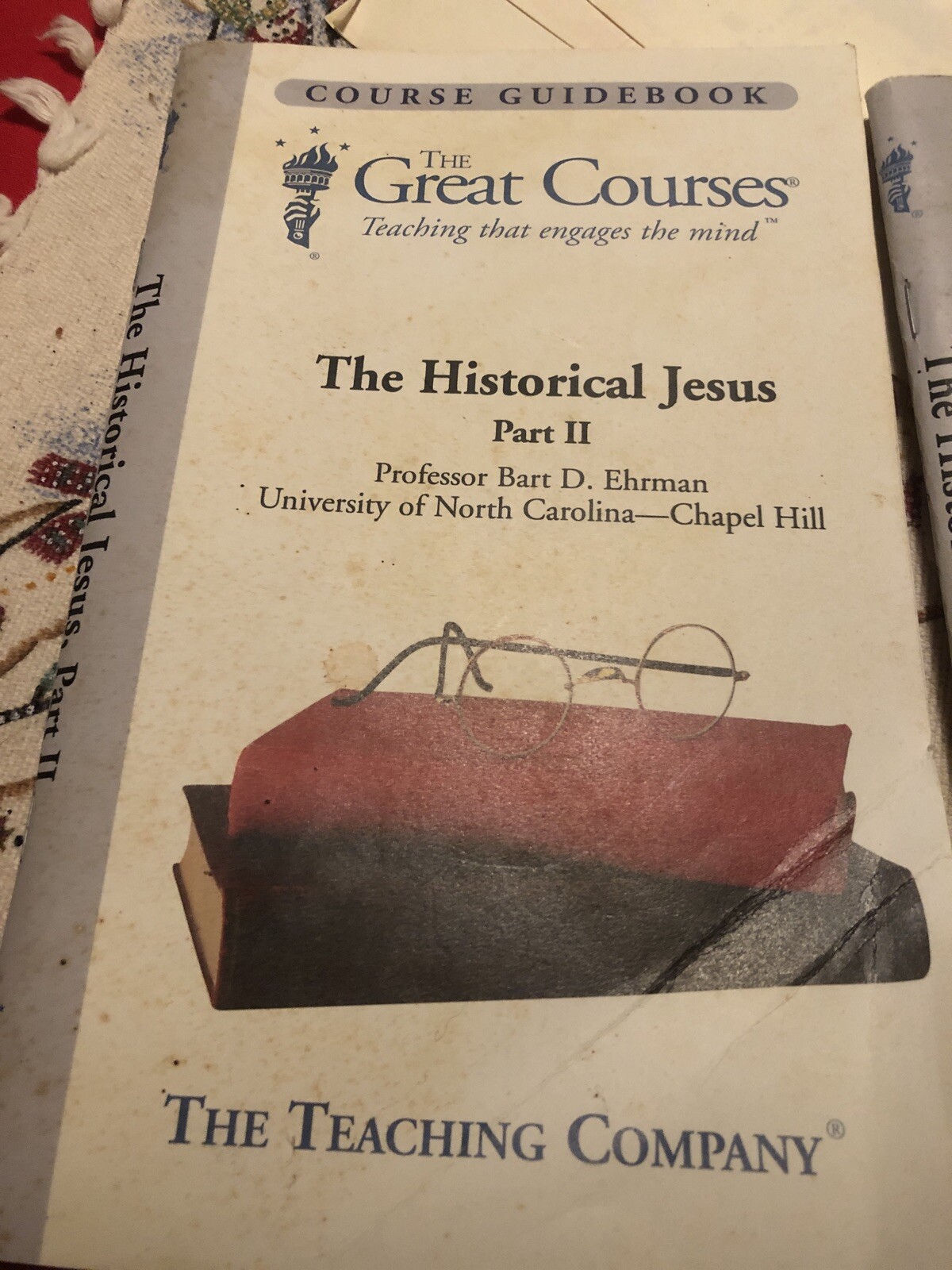 THE TEACHING COMPANY THE GREAT COURSES THE HISTORICAL JESUS Guidebook ...