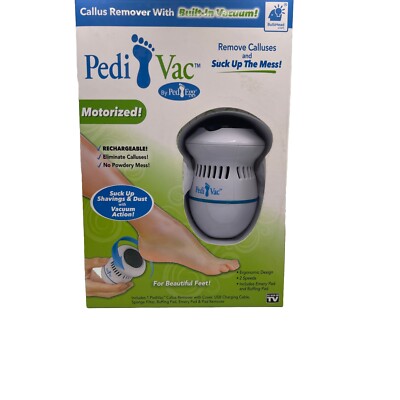 Ped Egg Pedi Vac Callus Remover - White New Some Boxes Are Slightly Damaged 97298050626 | eBay